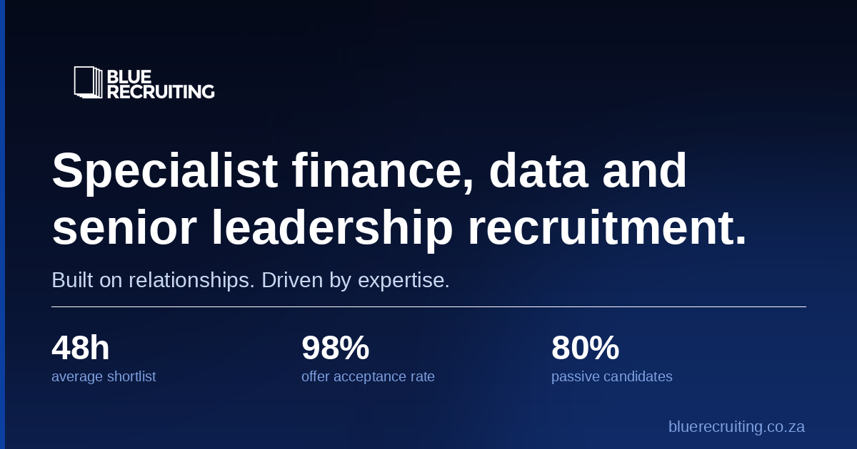 Data & Technology Recruitment | Blue Recruiting | Blue Recruiting